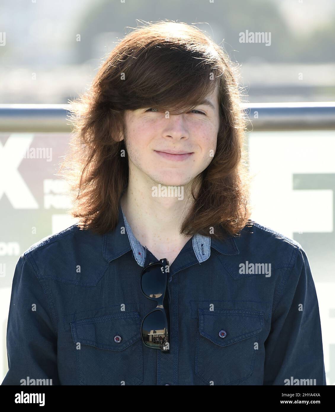 Chandler Riggs attending 'The Walking Dead' cast event at Comic-Con ...