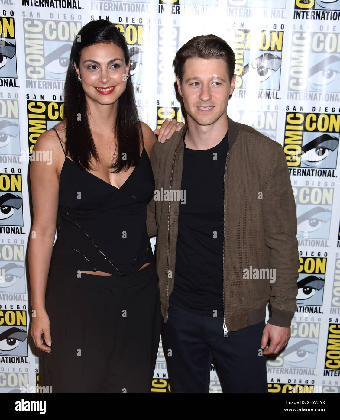 Morena Baccarin and Benjamin McKenzie attending FOX's "Gotham" cast ...