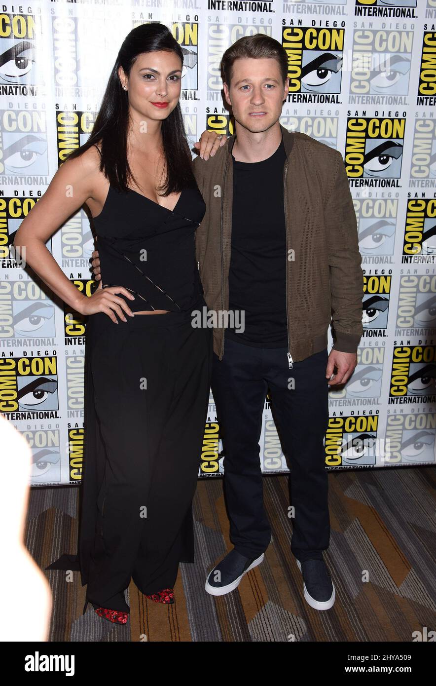 Morena Baccarin and Benjamin McKenzie attending FOX's "Gotham" cast ...