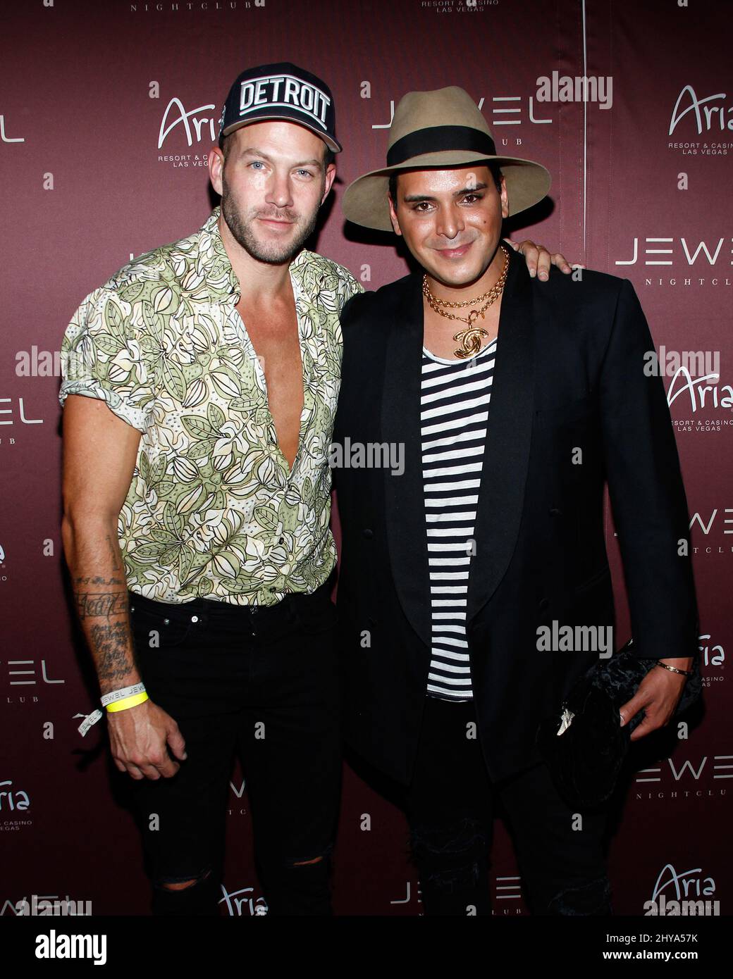 Johnny Wujek, Markus Molinari arrive for the Iggy Azalea Special Live ...