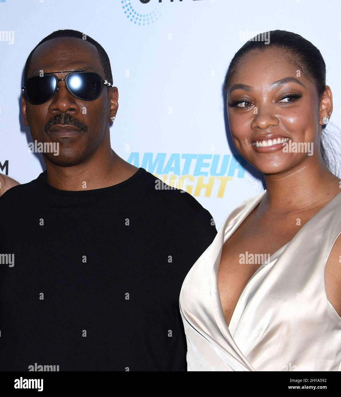 Eddie Murphy and Bria Murphy attending the world premiere of Amateur ...