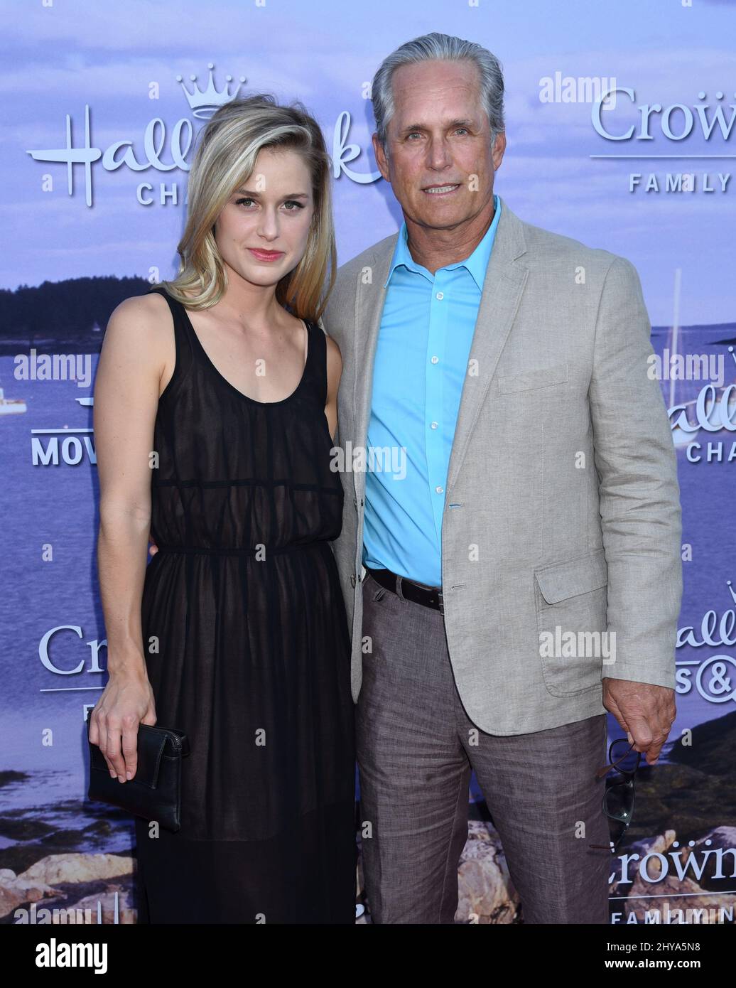 Gregory Harrison and Lily Anne Harrison attending the Hallmark Channel ...