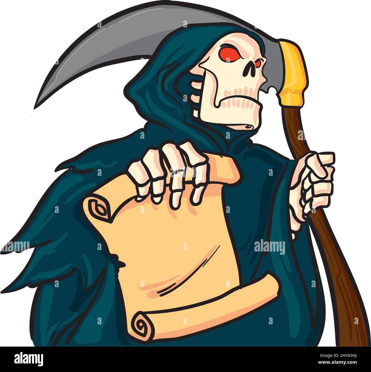 grim reaper illustration Stock Vector Image & Art - Alamy