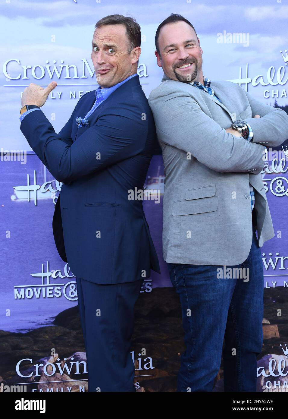 Matt Iseman & Matt Rogers attending the Hallmark Channel Summer 2016 ...