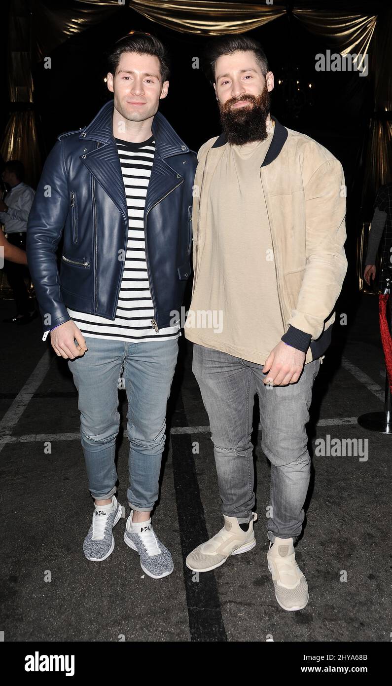 Adam and Ryan Goldston attending the Maxim Hot 100 Party held at ...