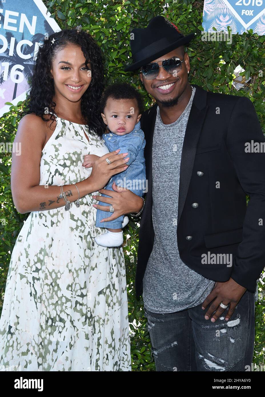 Ne-Yo, Crystal Renay Smith & Shaffer Chimere Smith Jr. arrives to the ...