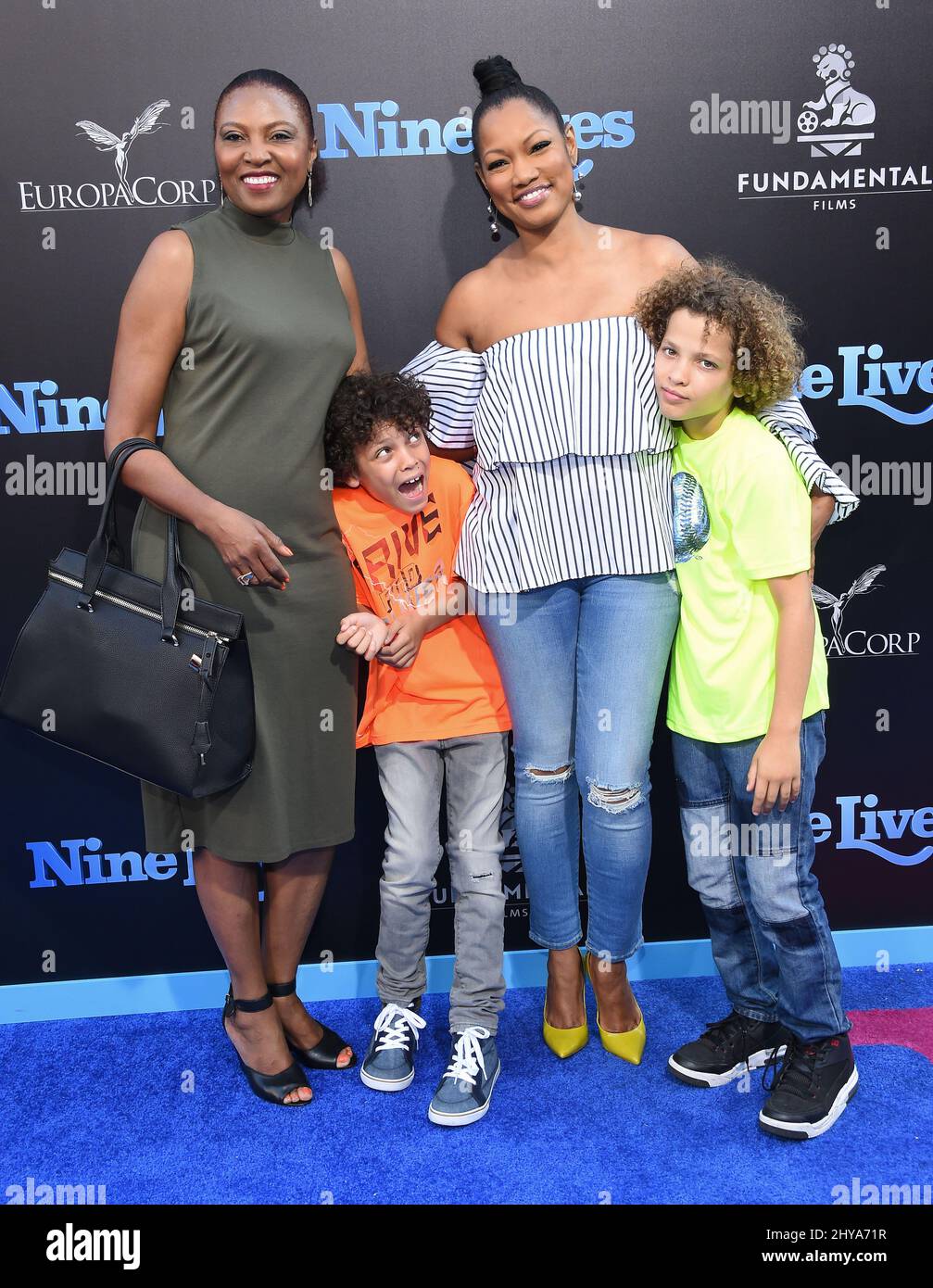 Garcelle Beauvais, Shontelle Beauvais, Jaid Nilon and Jax Nilon ...