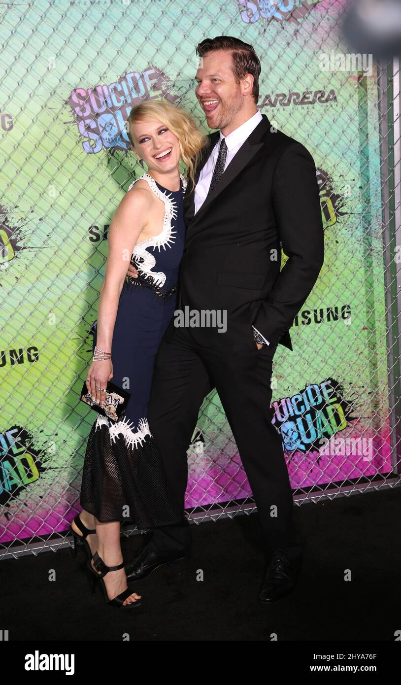 Leven Rambin and Jim Parrack attending the 'Suicide Squad' World ...