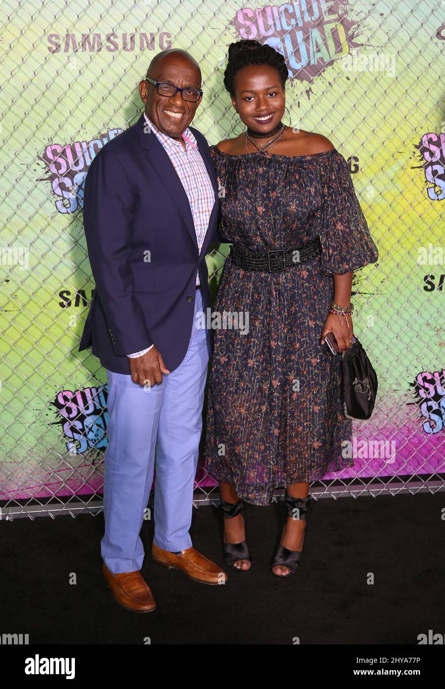 Al Roker and Leila Roker attending the 'Suicide Squad' World Premiere ...