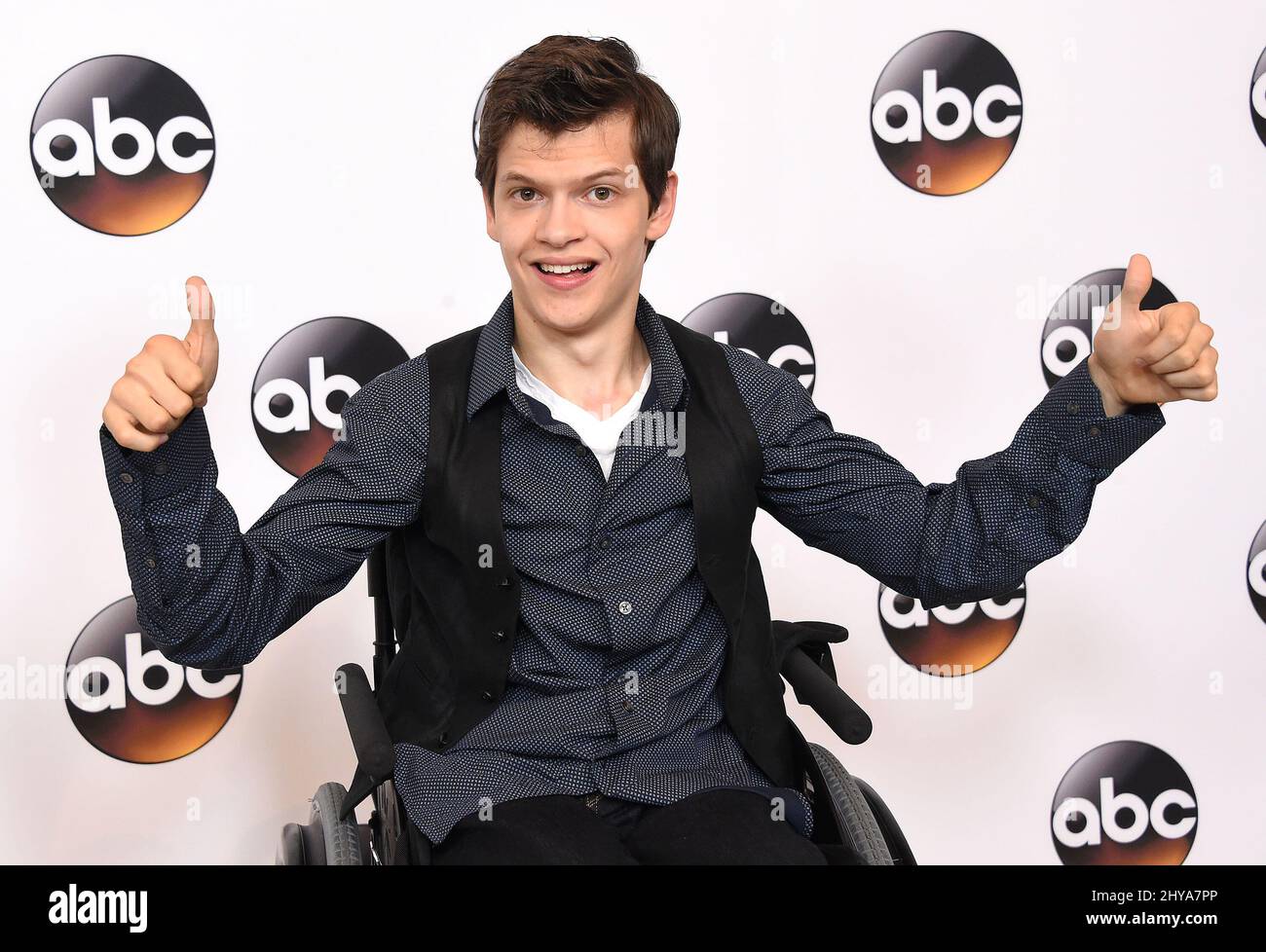 Micah Fowler attending the Disney ABC TCA Summer Press Tour 2016 held ...