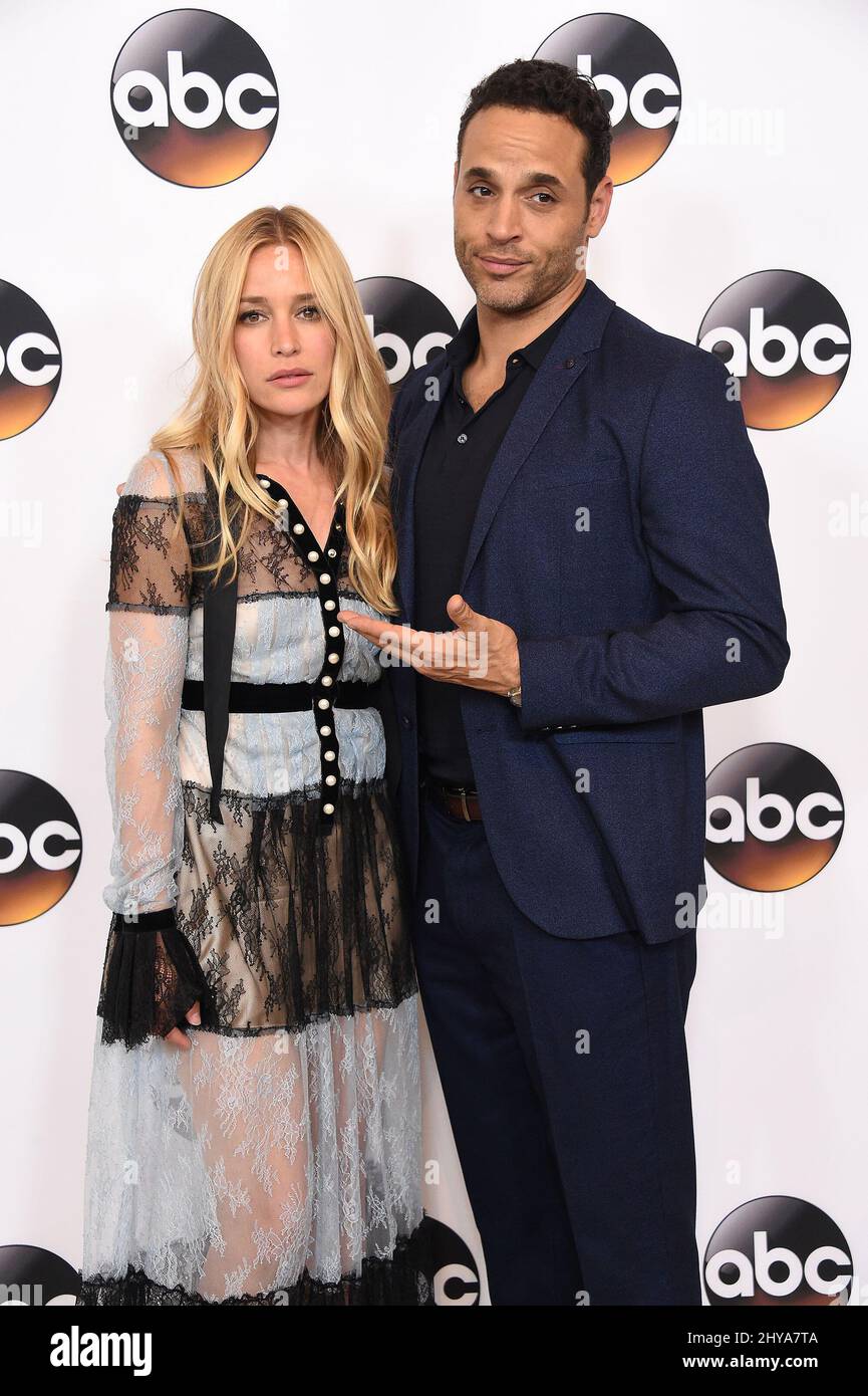 Piper Perabo & Daniel Sunjata attending the Disney ABC TCA Summer Press ...