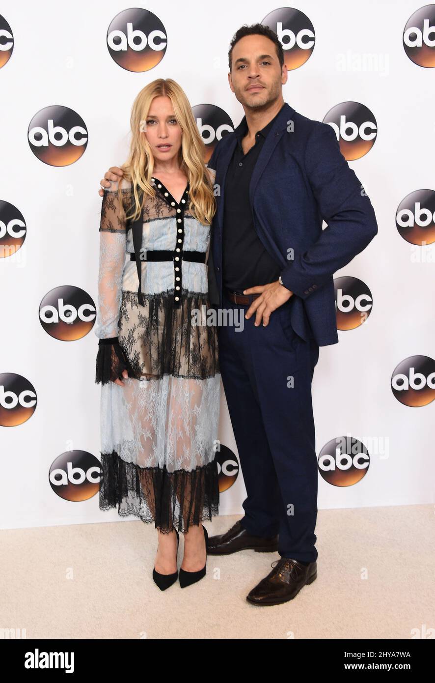 Piper Perabo & Daniel Sunjata attending the Disney ABC TCA Summer Press ...