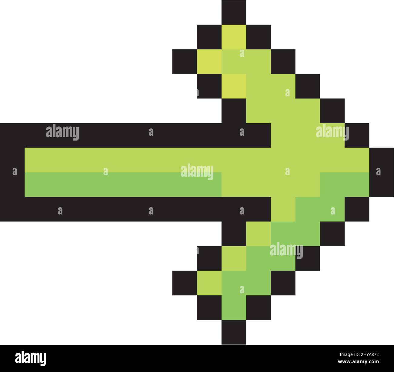 pixelated arrow design Stock Vector Image & Art - Alamy