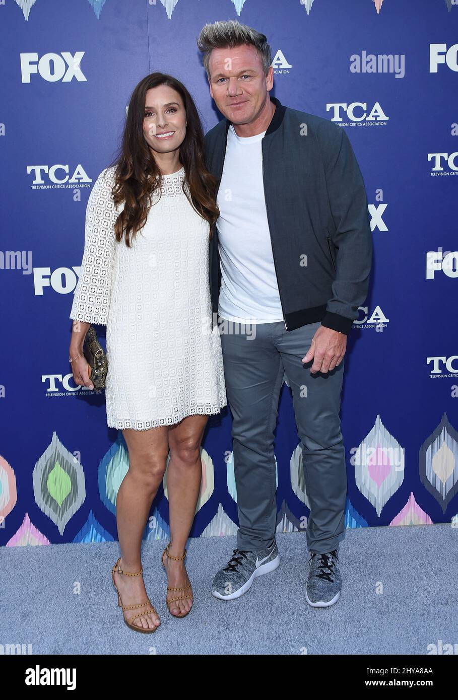Gordon Ramsay & Tana Ramsay attending the FOX Summer TCA Party 2016 ...