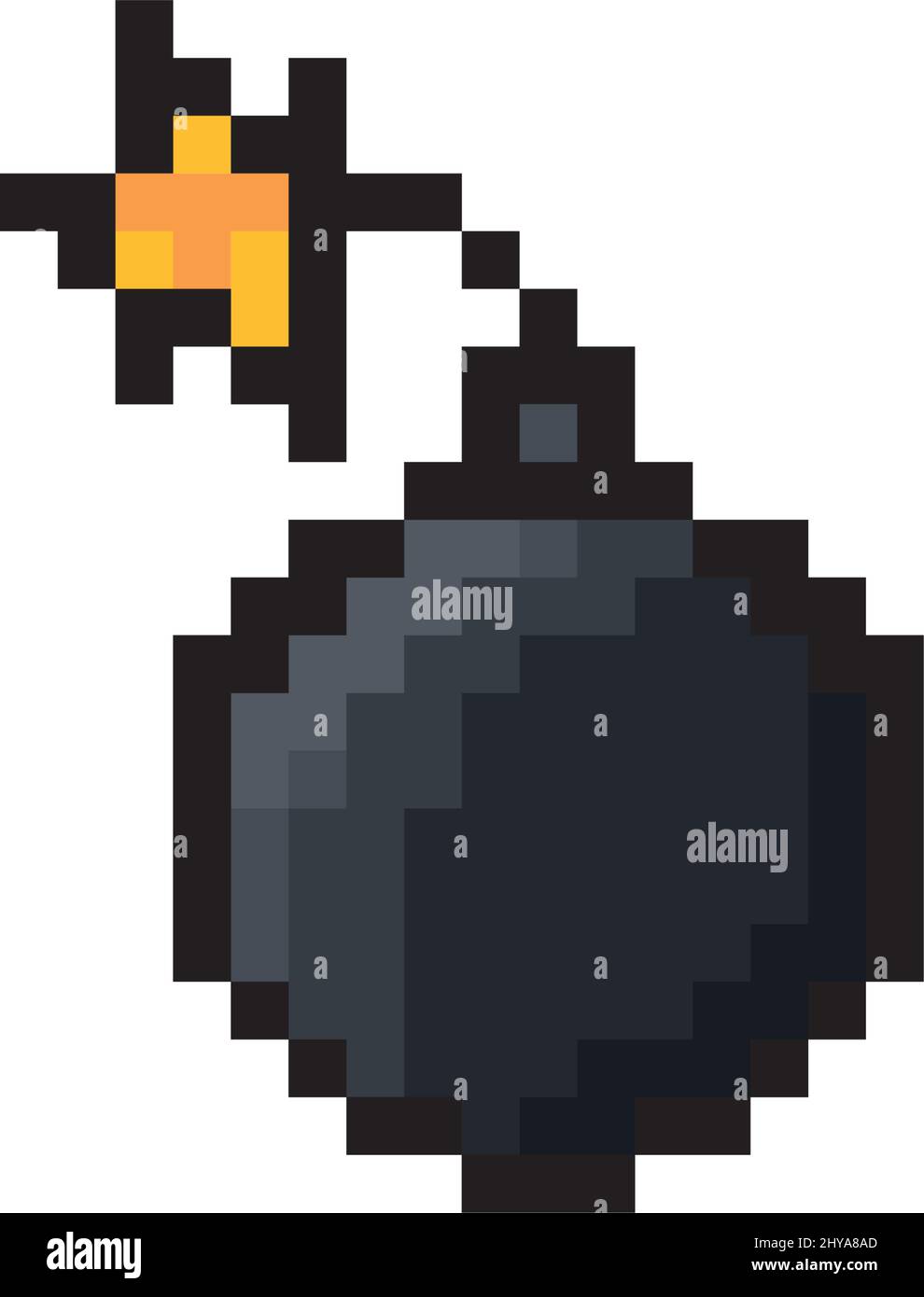 pixelated bomb design Stock Vector Image & Art - Alamy