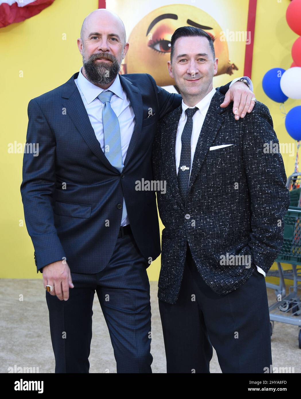 Conrad Vernon & Greg Tiernan attending the Sausage Party world premiere held at the Village ...
