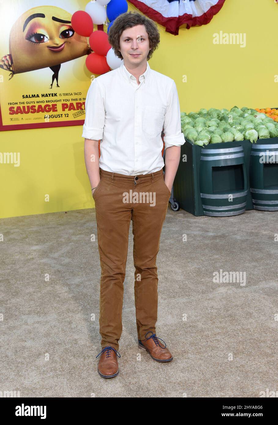 Michael Cera attending the Sausage Party world premiere held at the ...