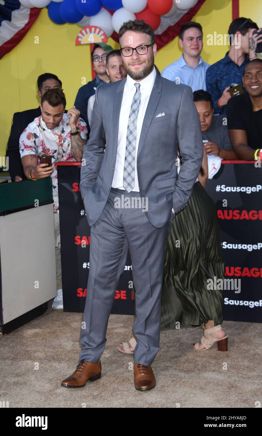 Seth rogen sausage party world premiere los angeles hi-res stock ...