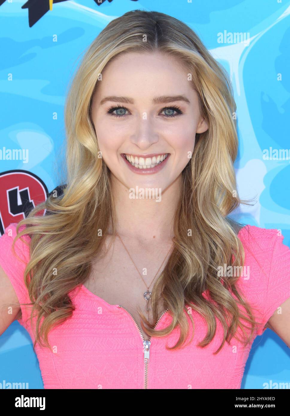 Greer Grammer attending the 4th Annual Just Jared Summer Bash Stock ...