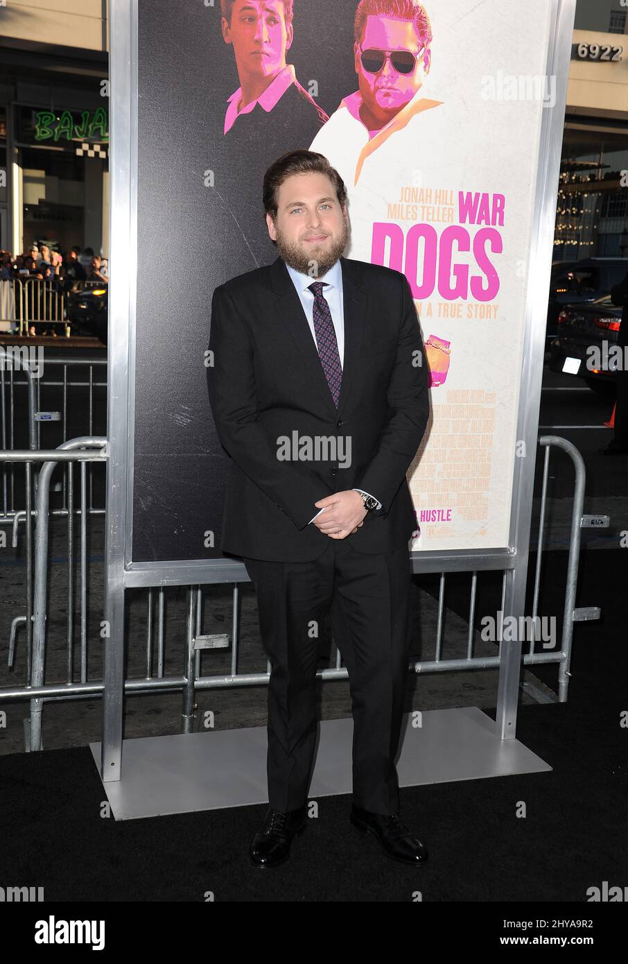 Jonah Hill attending the "War Dogs" Los Angeles Premiere held at the ...