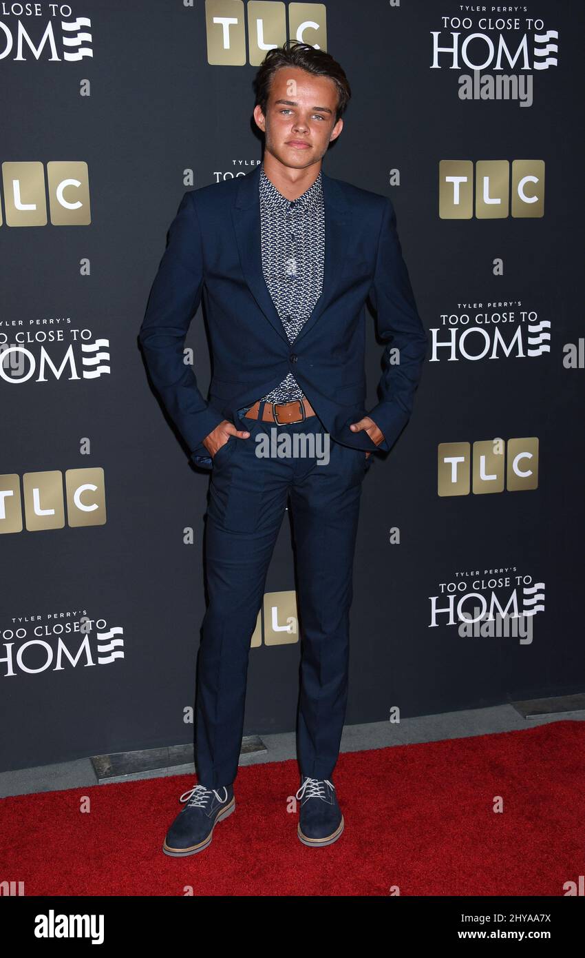 Curran Walters attends Tyler Perry's "Too Close to Home" TLC's first ...