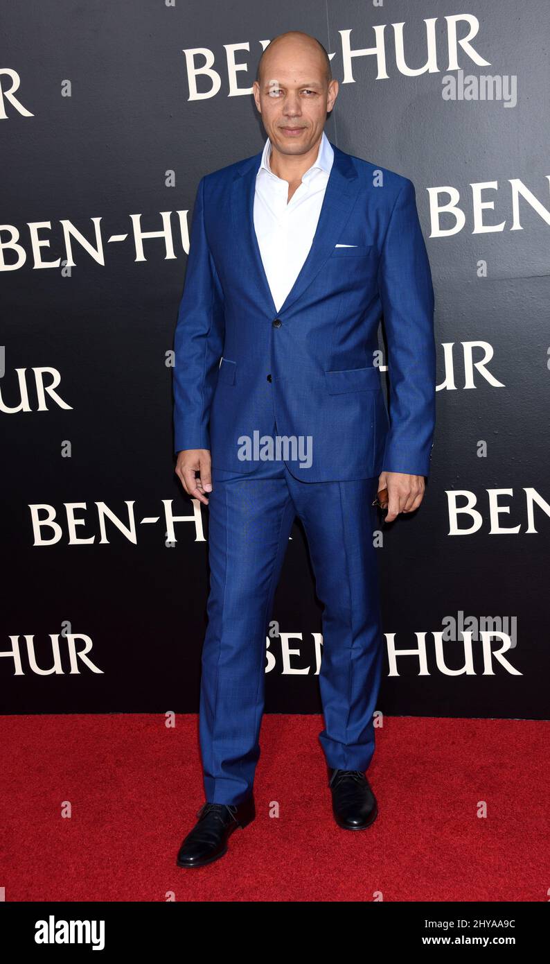 Jarreth Merz attends the "Ben-Hur" Los Angeles Premiere held at TCL ...