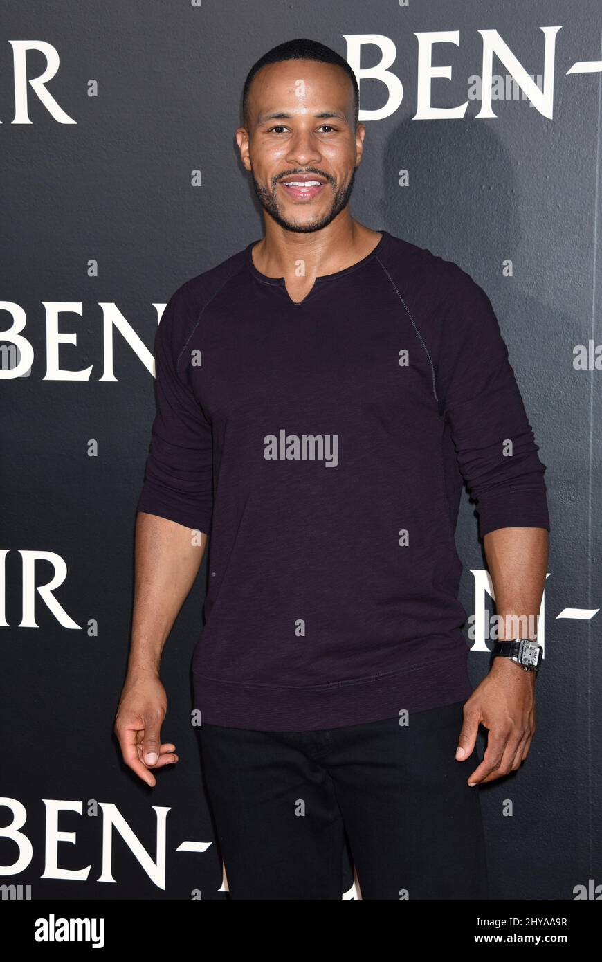 DeVon Franklin attends the "Ben-Hur" Los Angeles Premiere held at TCL ...