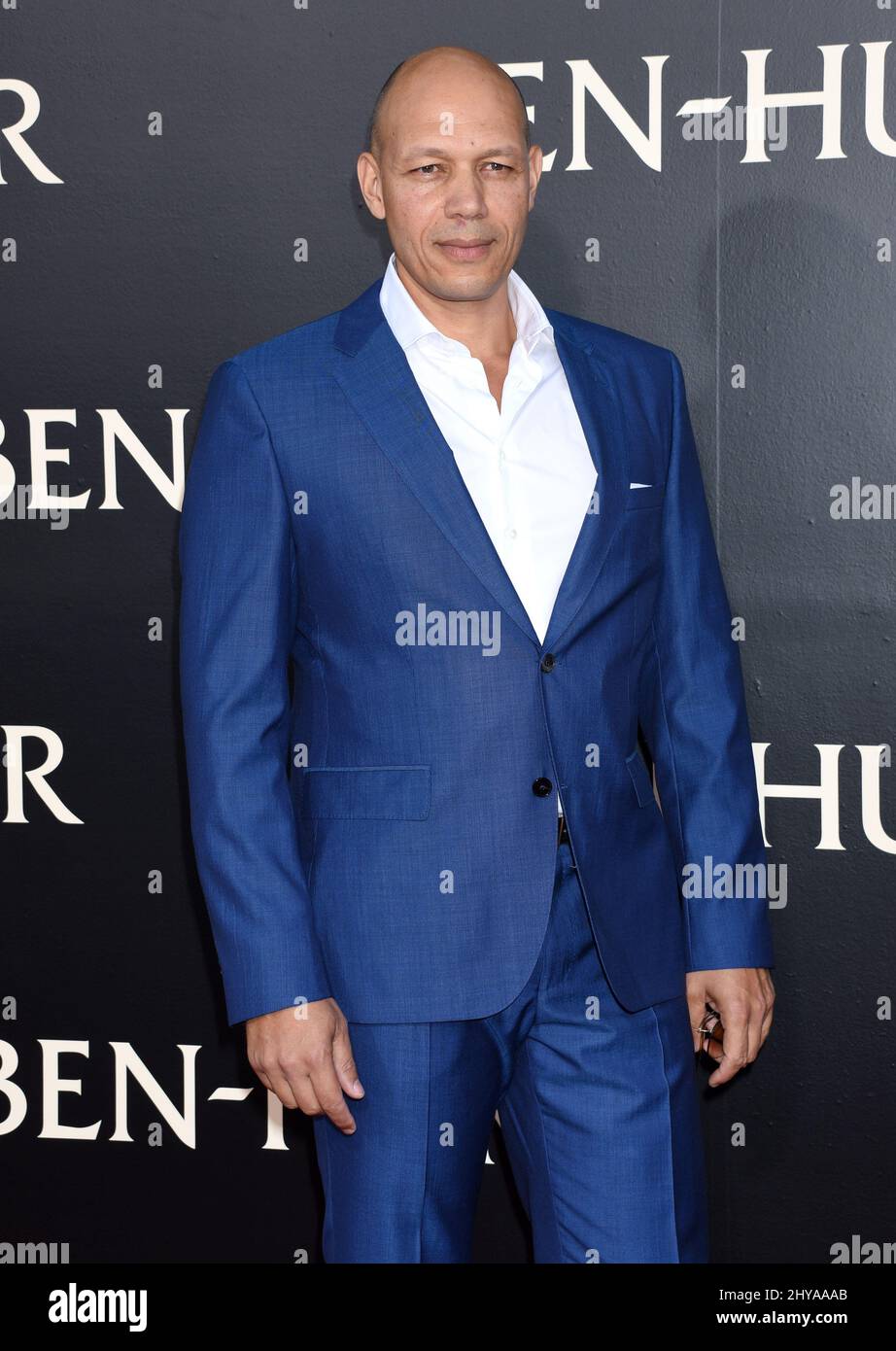 Jarreth Merz attends the "Ben-Hur" Los Angeles Premiere held at TCL ...