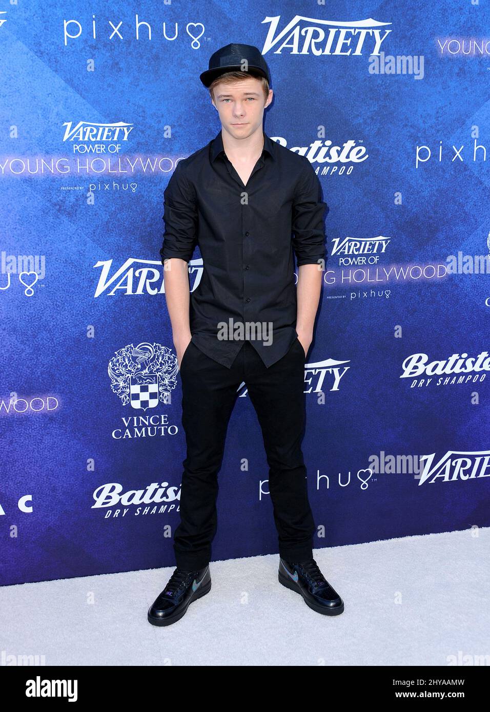 Nicholas Hamilton arriving for Variety's Power of Young Hollywood event ...