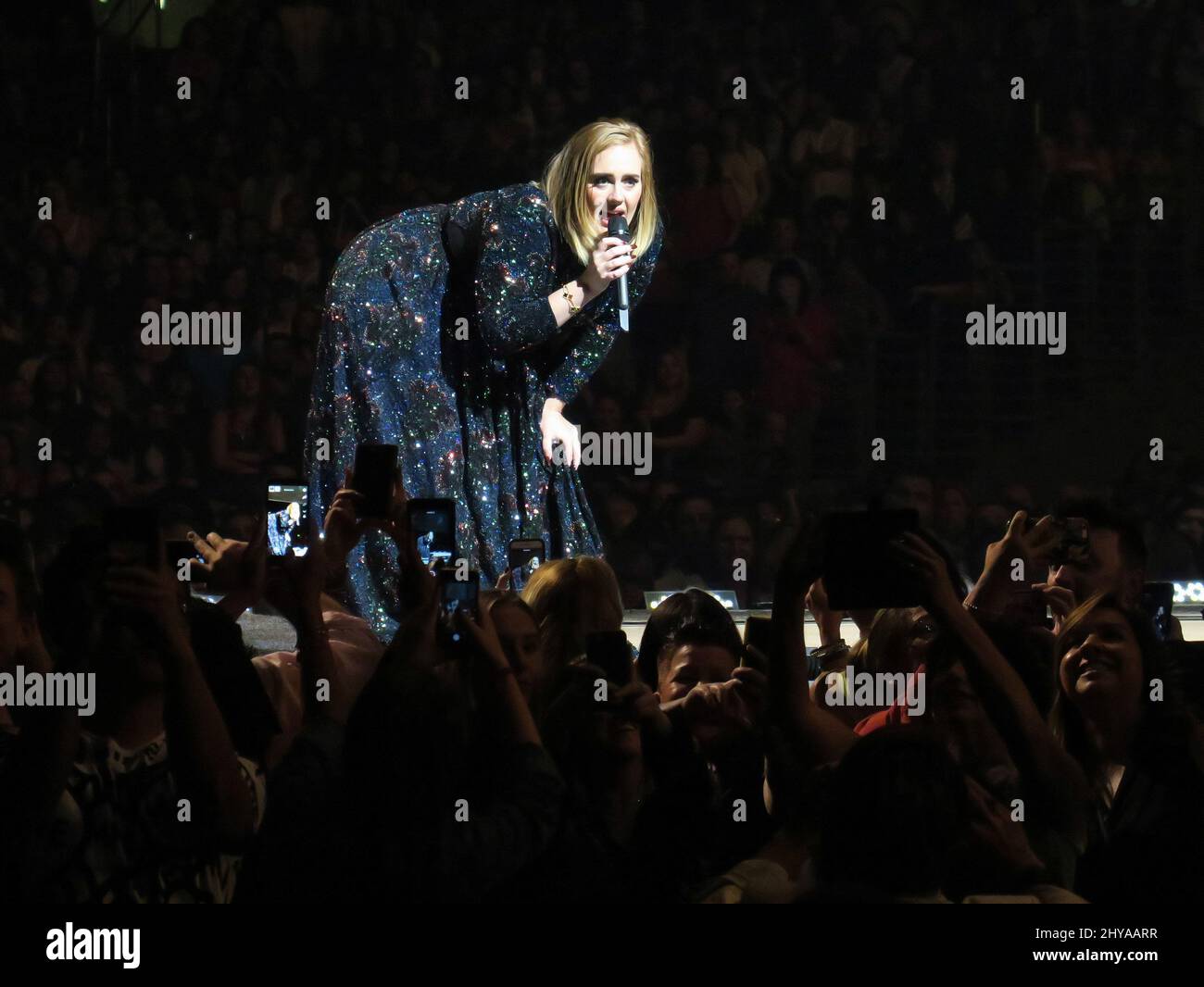 Adele performs during her sold out '25 World Tour' in Los Angeles, 20th ...