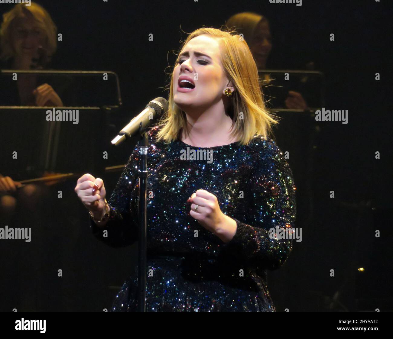Adele performs during her sold out '25 World Tour' in Los Angeles, 20th ...