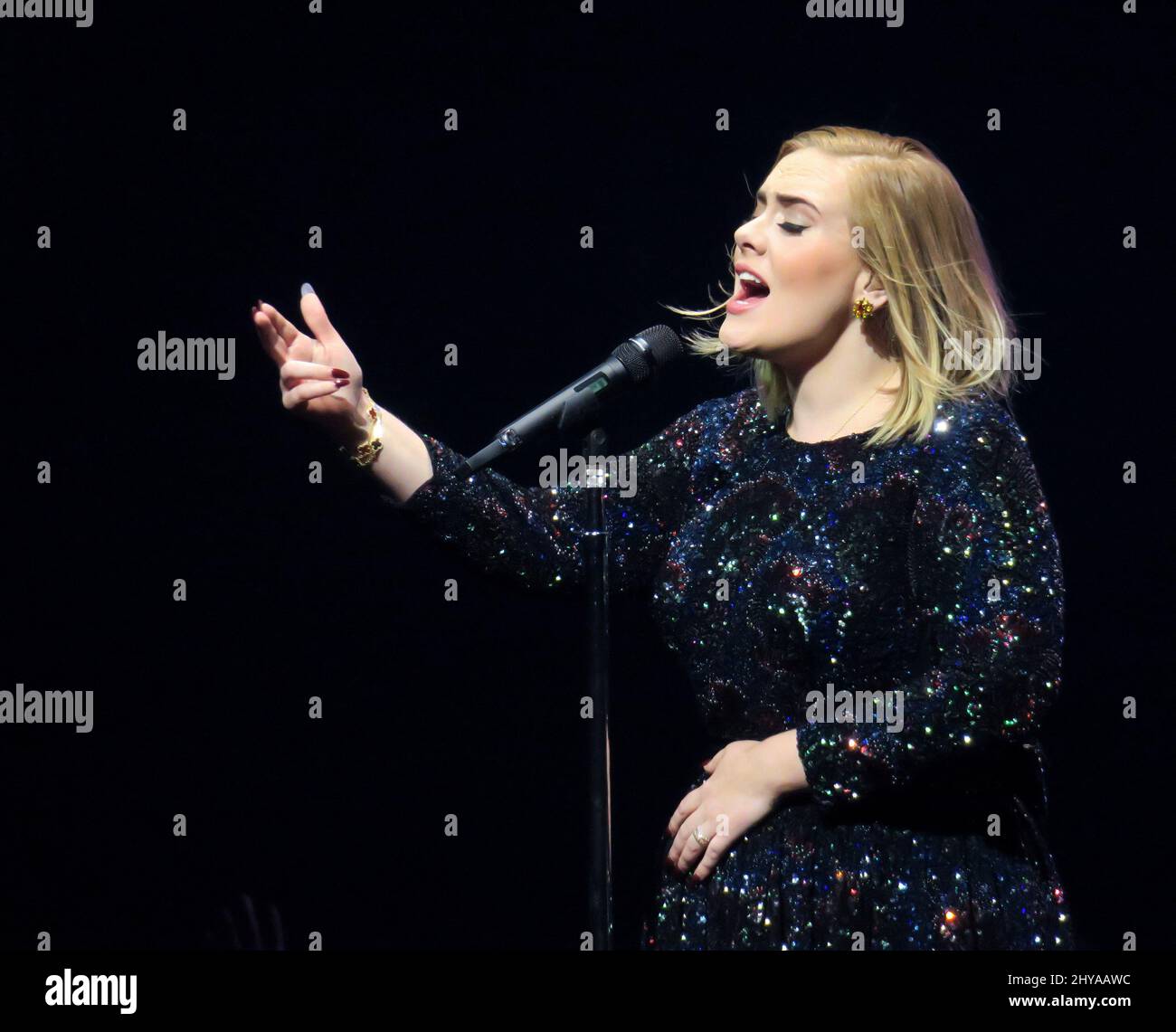 Adele performs during her 25 World Tour at Staples Center in Los ...