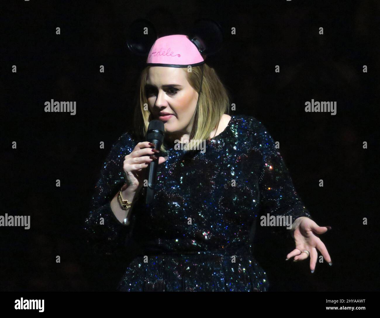 Adele performs during her 25 World Tour at Staples Center in Los ...