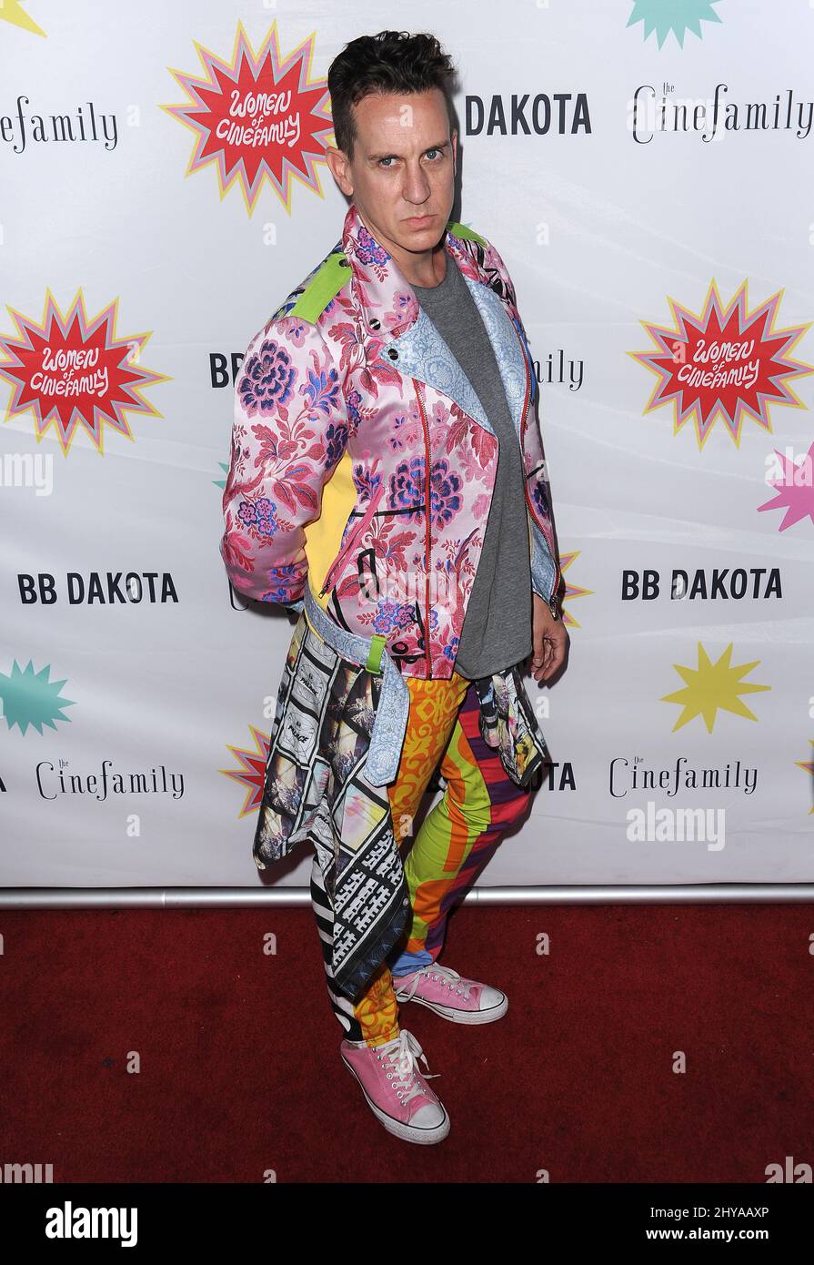 Jeremy Scott attending the premiere of Antibirth, held at Cinefamily in ...