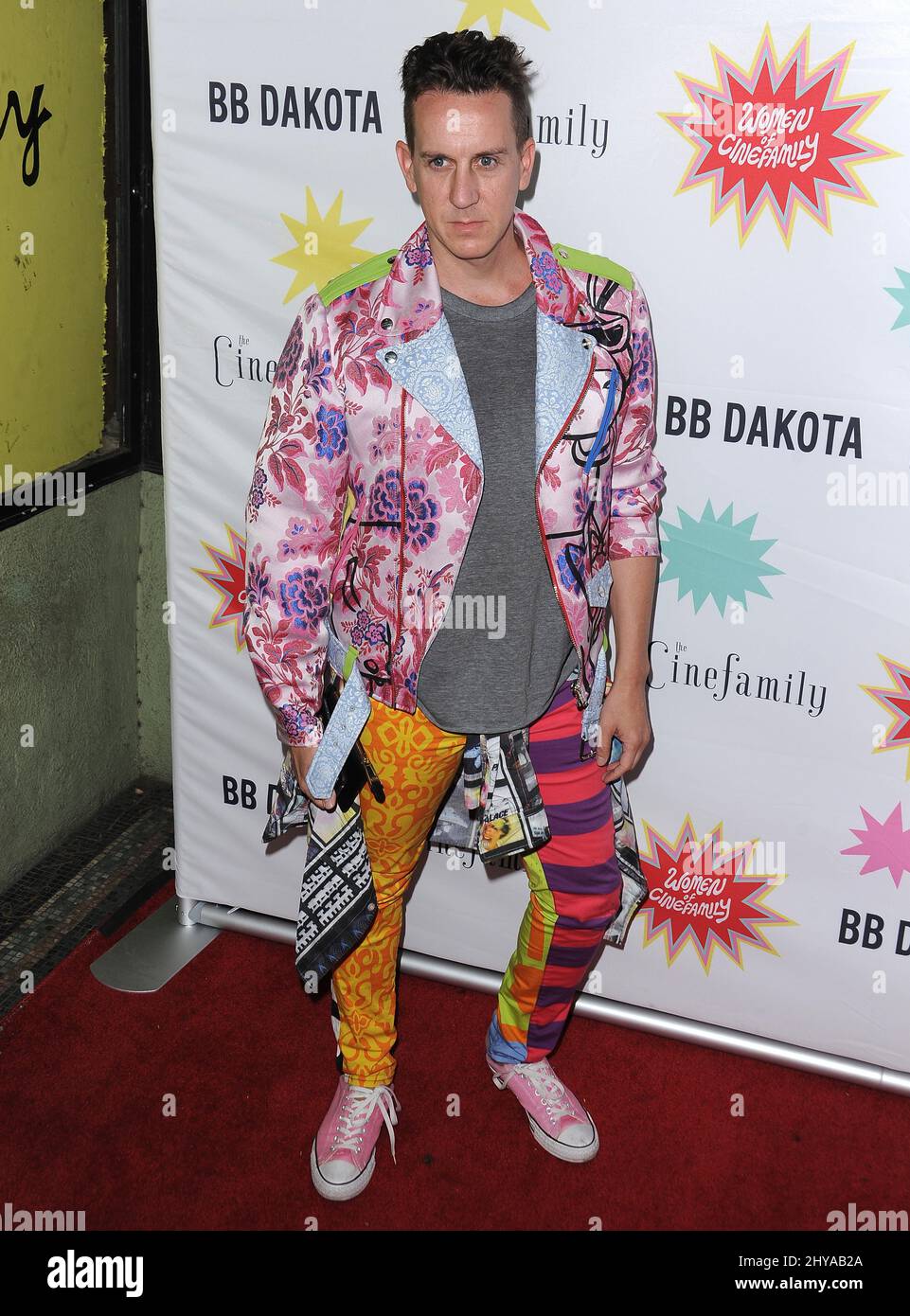 Jeremy Scott attending the premiere of Antibirth, held at Cinefamily in ...