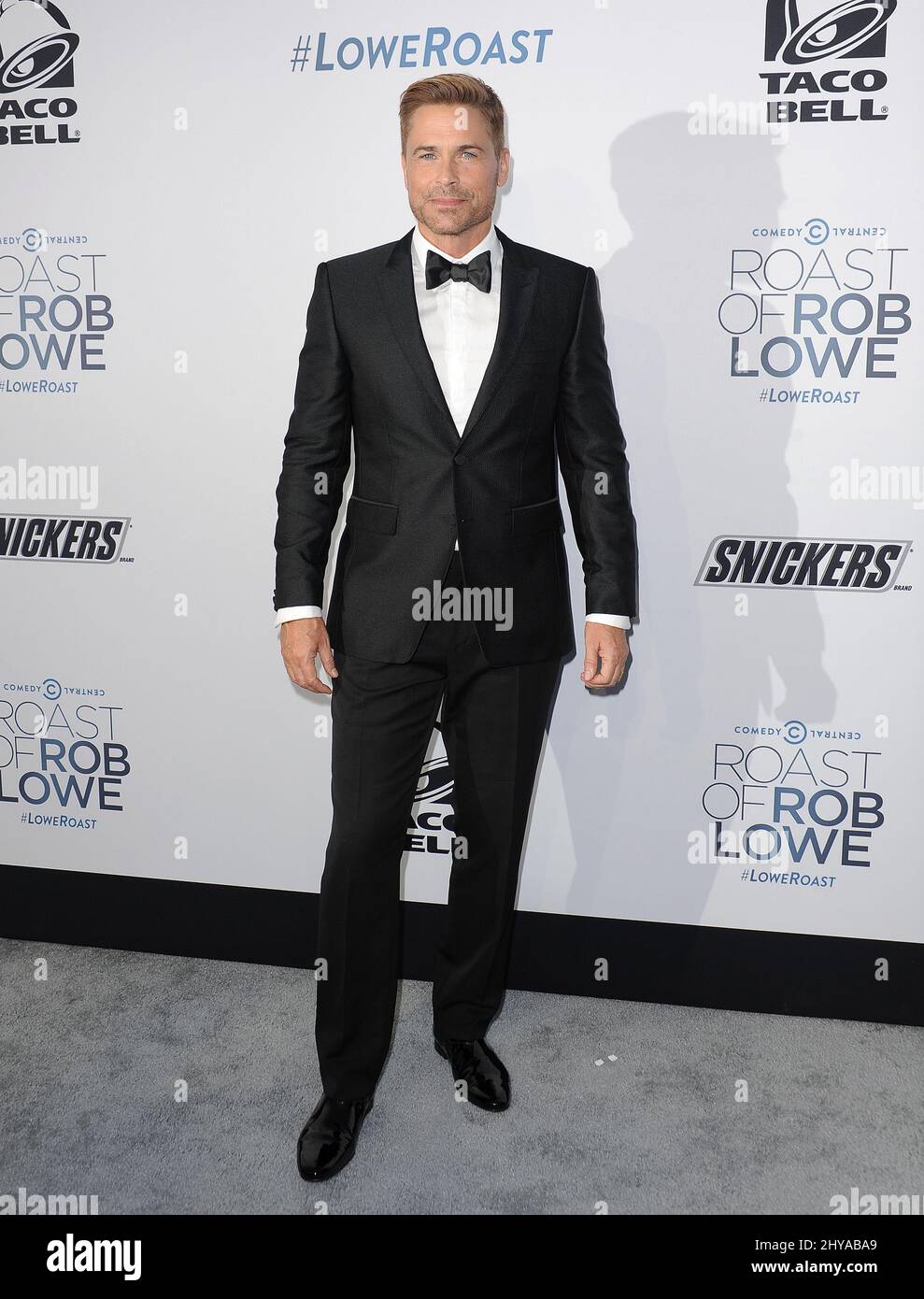 Rob Lowe arriving for the "Comedy Central Roast Of Rob Lowe" held at ...