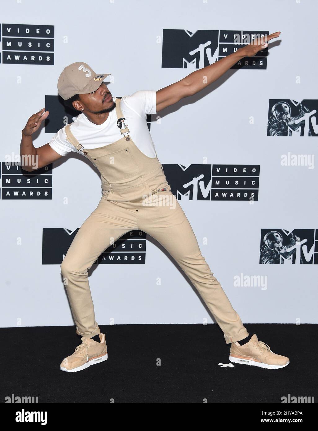 Chance The Rapper attending the press room at the MTV Video Music ...