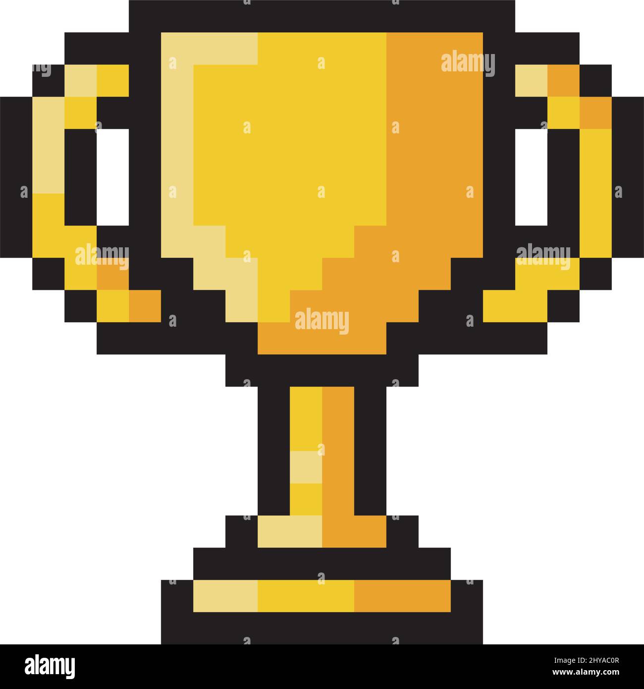 pixelated trophy design Stock Vector Image & Art - Alamy