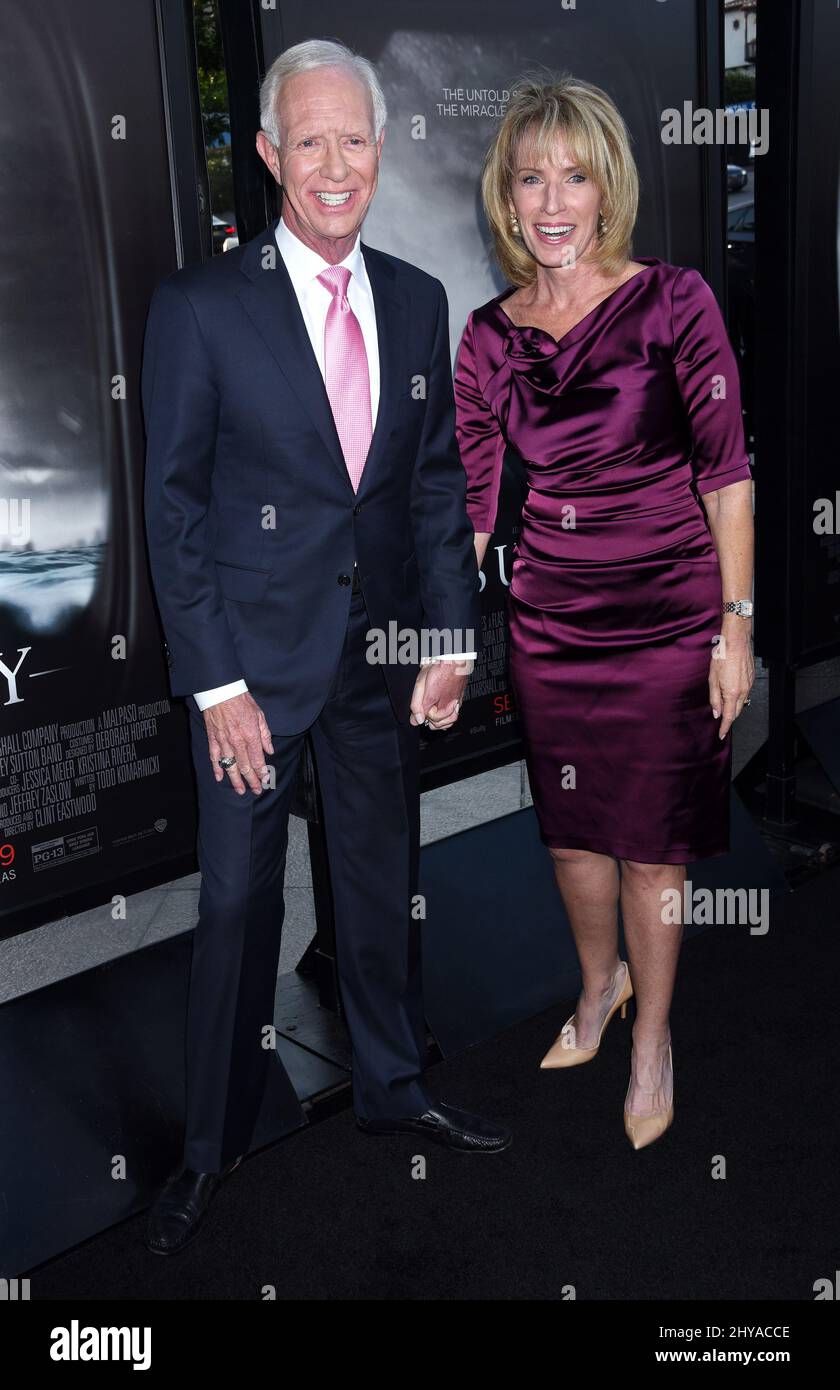 Chesley "Sully" Sullenberger and Lorraine Sullenberger seen at the Los ...