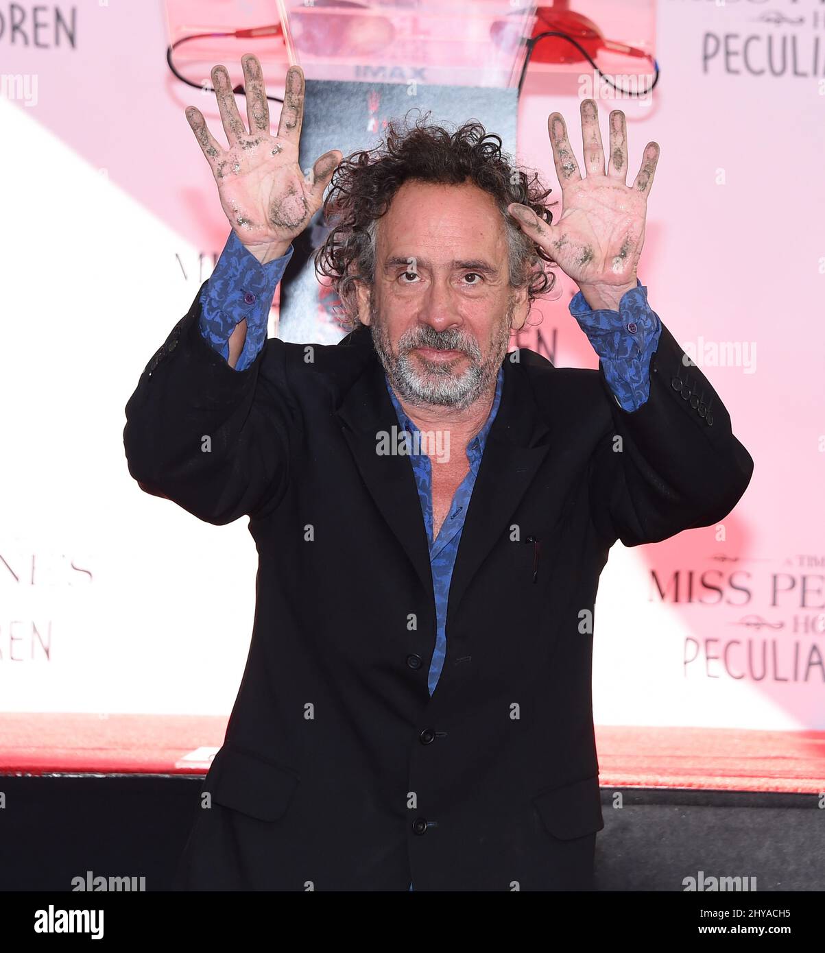 Tim Burton at Tim Burtons hand and footprint ceremony held at the TCL ...