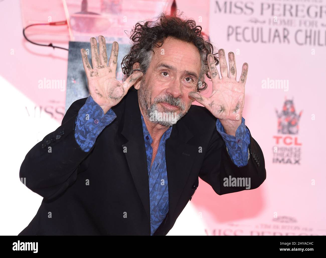 Tim Burton at Tim Burtons hand and footprint ceremony held at the TCL ...