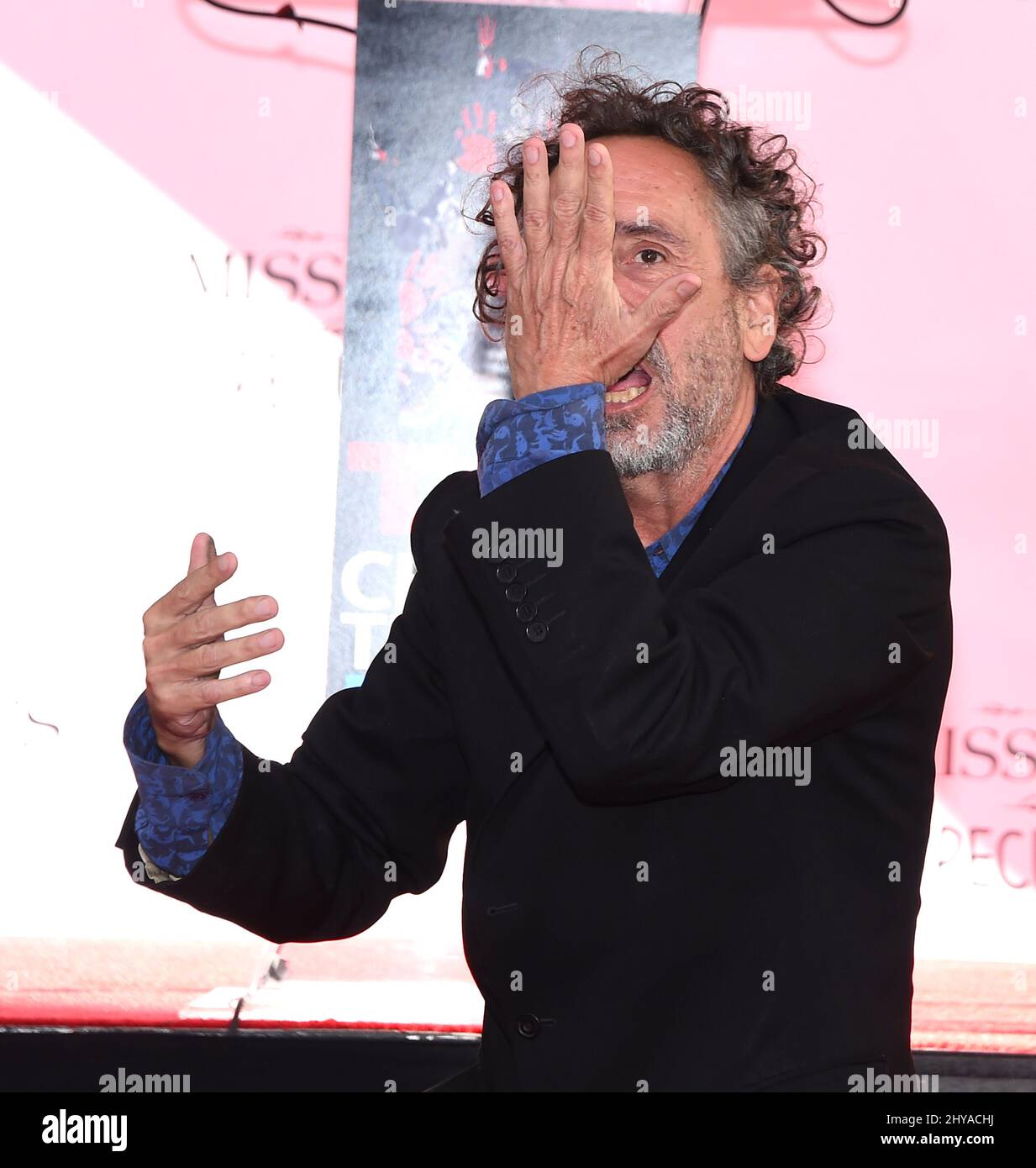 Tim Burton at Tim Burtons hand and footprint ceremony held at the TCL ...