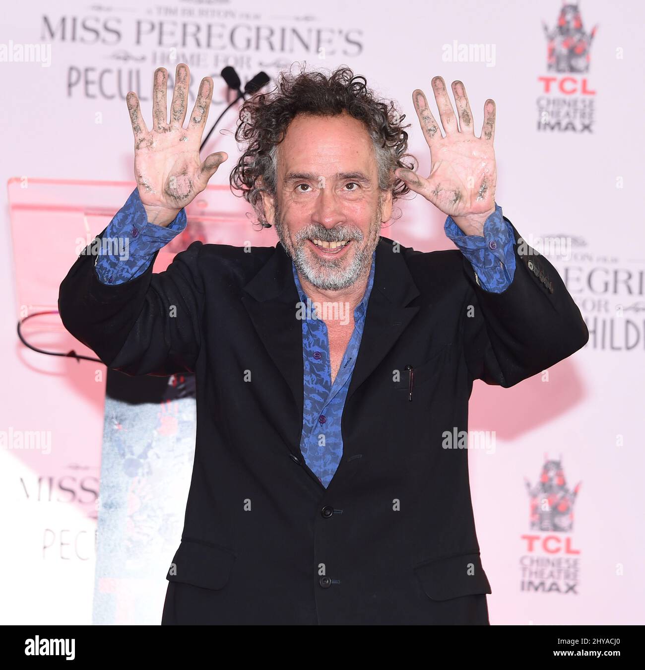 Tim Burton at Tim Burtons hand and footprint ceremony held at the TCL ...