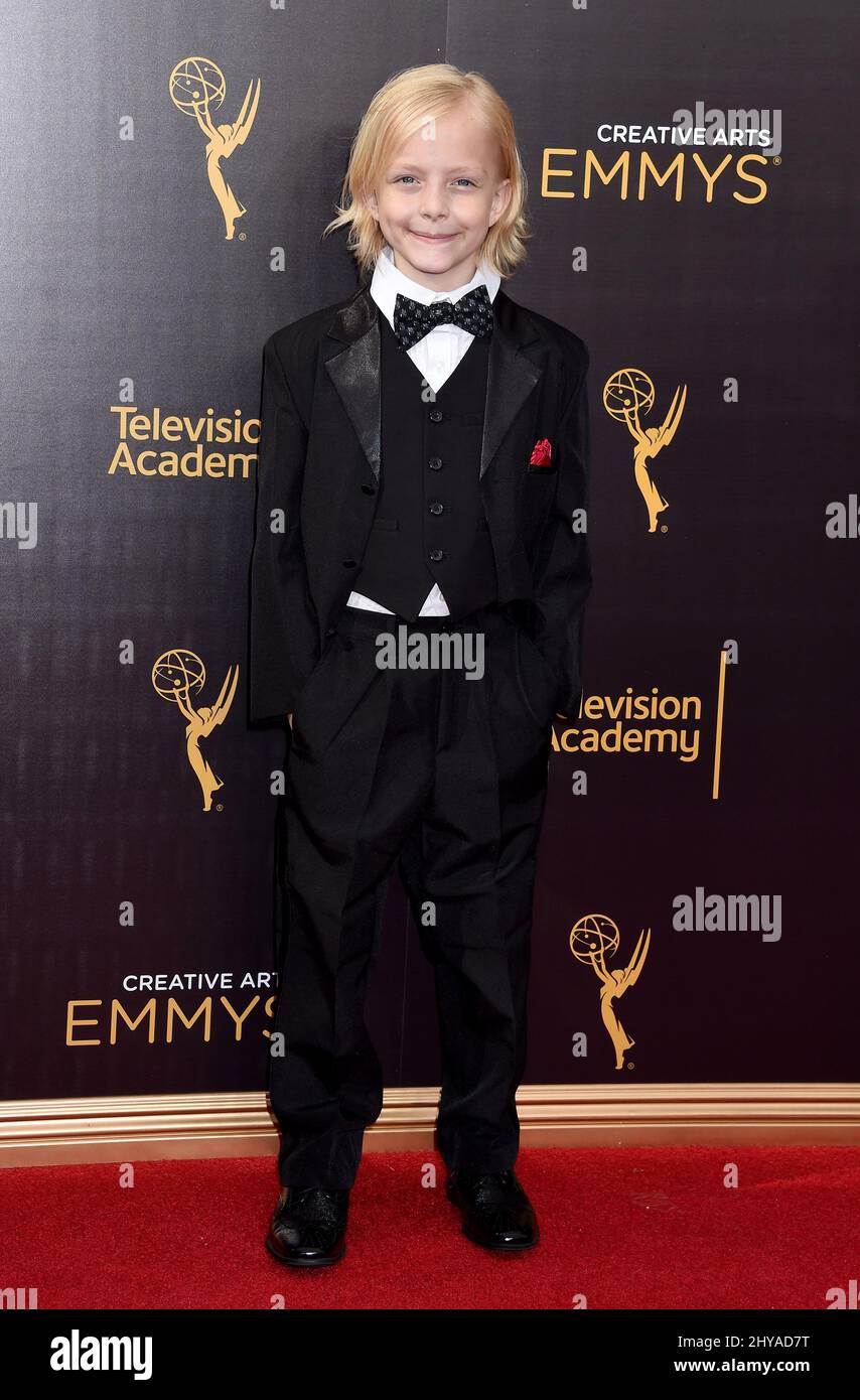 Christian Ganiere attending the 2016 Creative Arts Emmy Awards held at ...