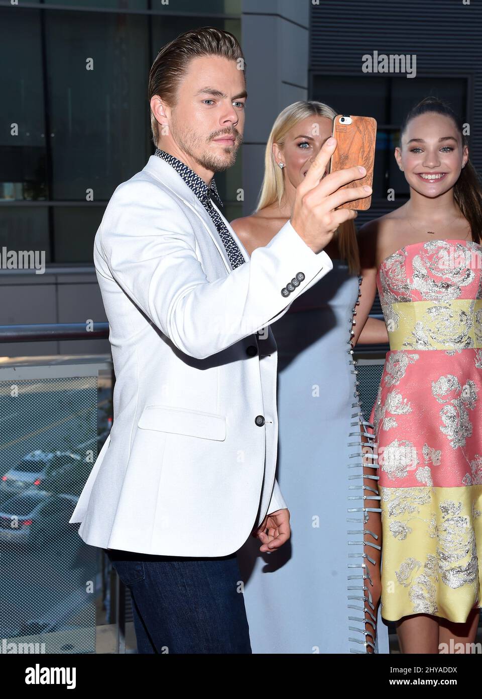 Derek Hough, Julianne Hough and Maddie Ziegler attending the 6th Annual ...