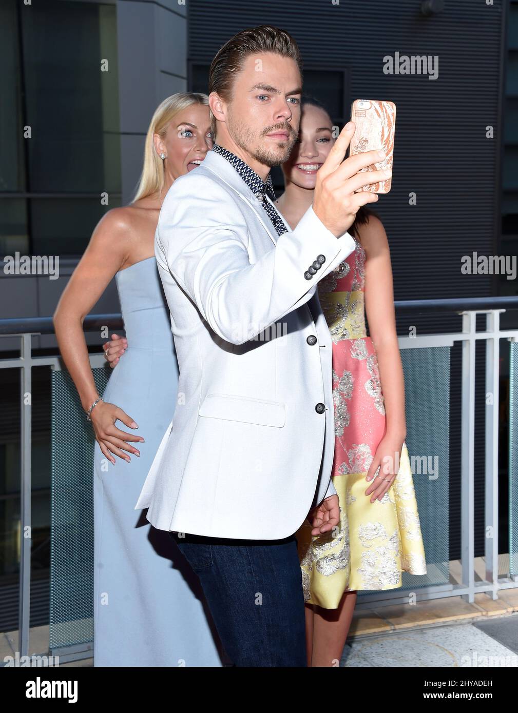 Derek Hough, Julianne Hough and Maddie Ziegler attending the 6th Annual ...