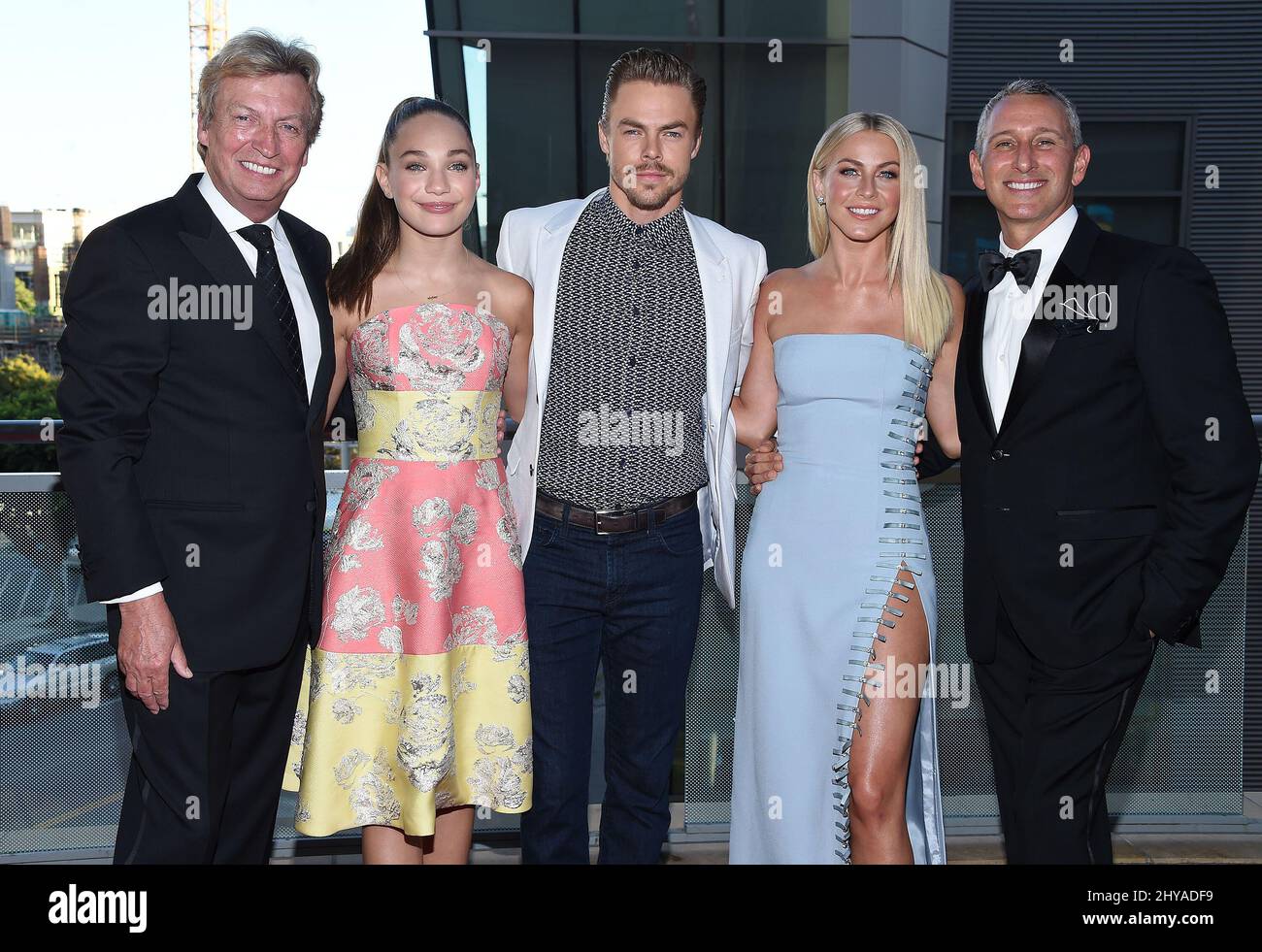 Nigel Lythgoe, Maddie Ziegler, Derek Hough, Julianne Hough and A ...