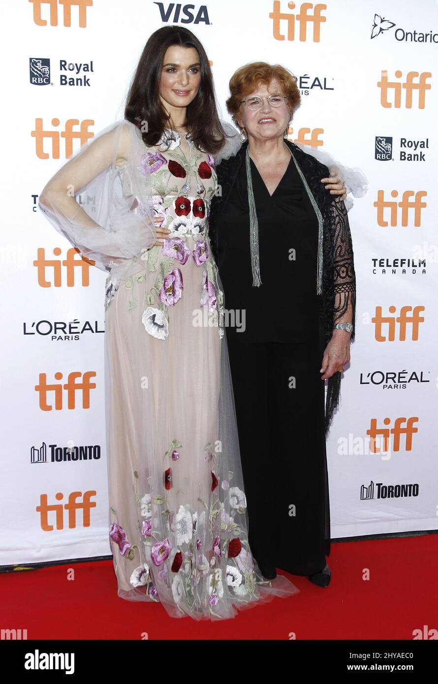 Rachel Weisz and Deborah Lipstadt attending the 'Denial' Premiere at ...