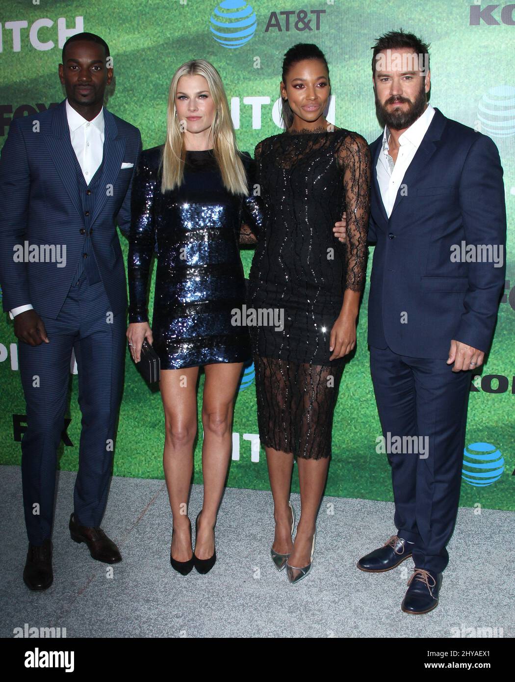 Mo McRae, Ali Larter, Kylie Bunbury and Mark-Paul Gosselaar attending ...