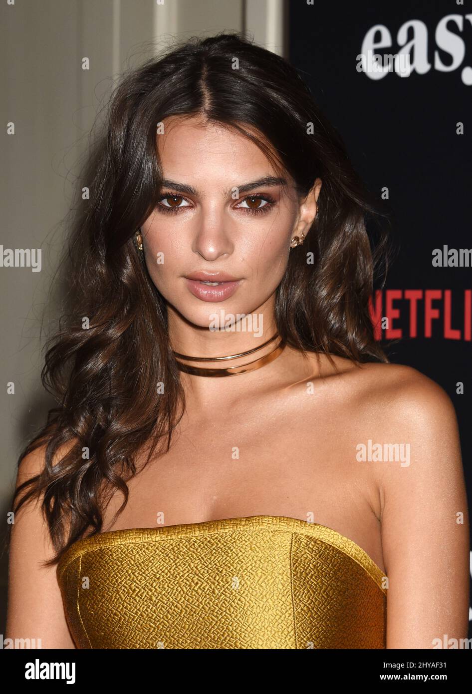Emily Ratajkowski arriving for the "Easy" Cast and Crew Screening held ...